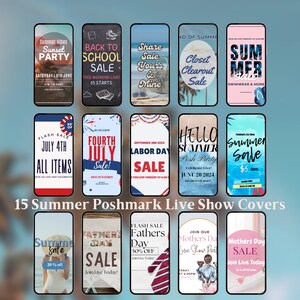 Poshmark Show Cover Images Summer Design Show Covers Poshmark Live Show ...