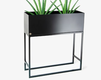 Modern Metal Steel Plant Box Flower Box Plant Rack Tall Plant Holder ...