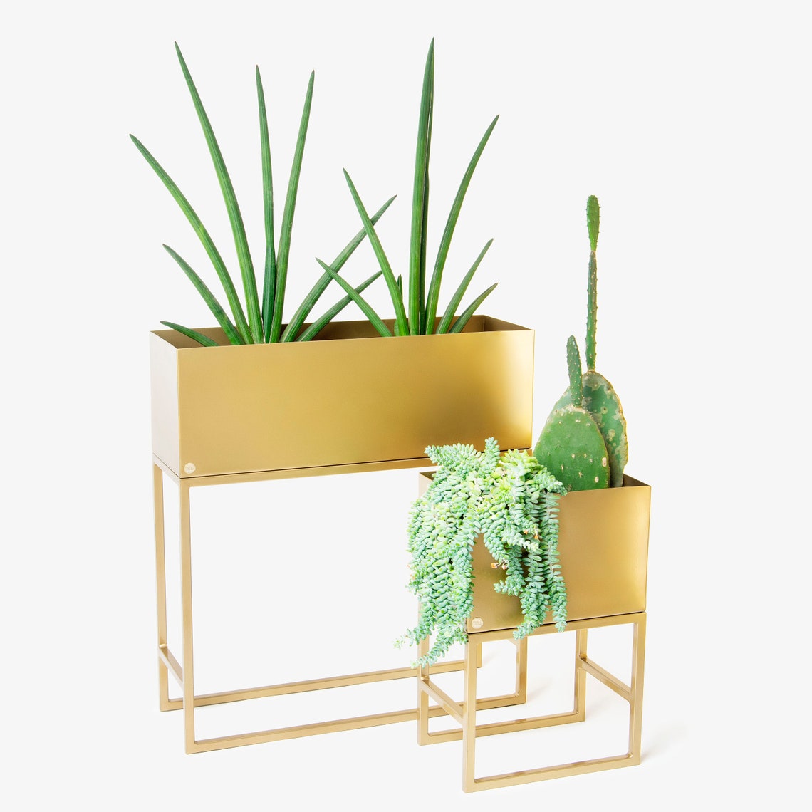 Modern Metal Steel Plant Box Flower Box Plant Rack Tall Plant Holder ...