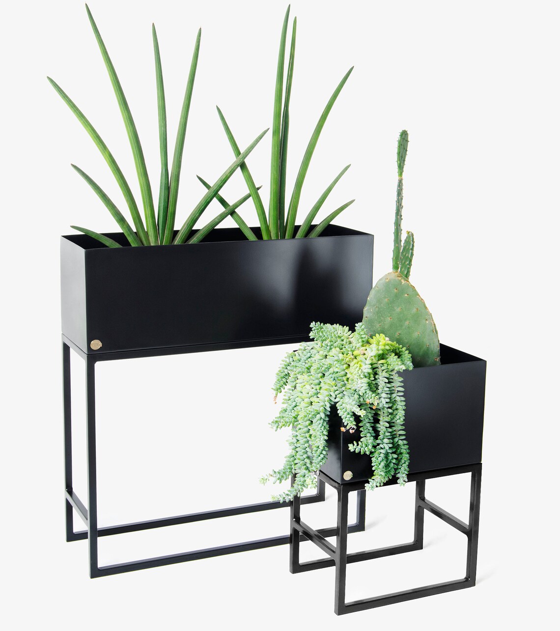 Modern Metal Steel Plant Box Flower Box Plant Rack Tall Plant Holder ...