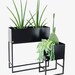 Modern Metal Steel Plant Box Flower Box Plant Rack Tall Plant Holder ...