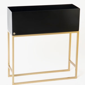 Modern Metal Steel Plant Box Flower Box Plant Rack Tall Plant Holder ...