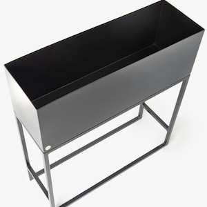 Modern Metal Steel Plant Box Flower Box Plant Rack Tall Plant Holder ...