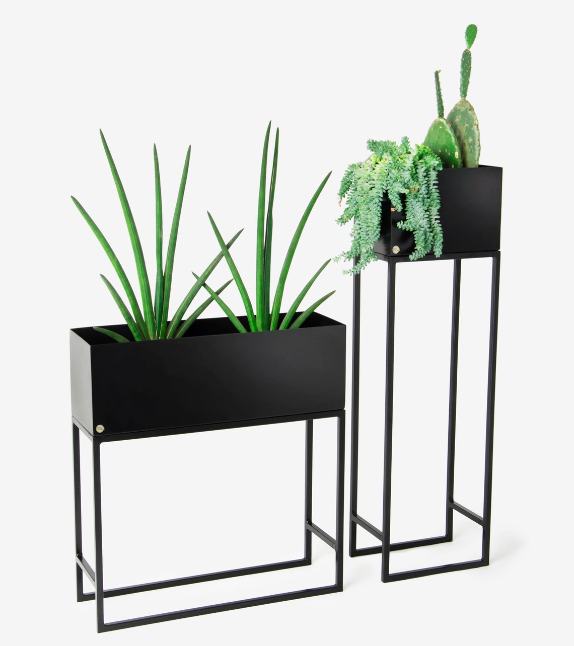 Modern Metal Steel Plant Box Flower Box Plant Rack Tall Plant Holder ...