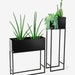 Modern Metal Steel Plant Box Flower Box Plant Rack Tall Plant Holder ...
