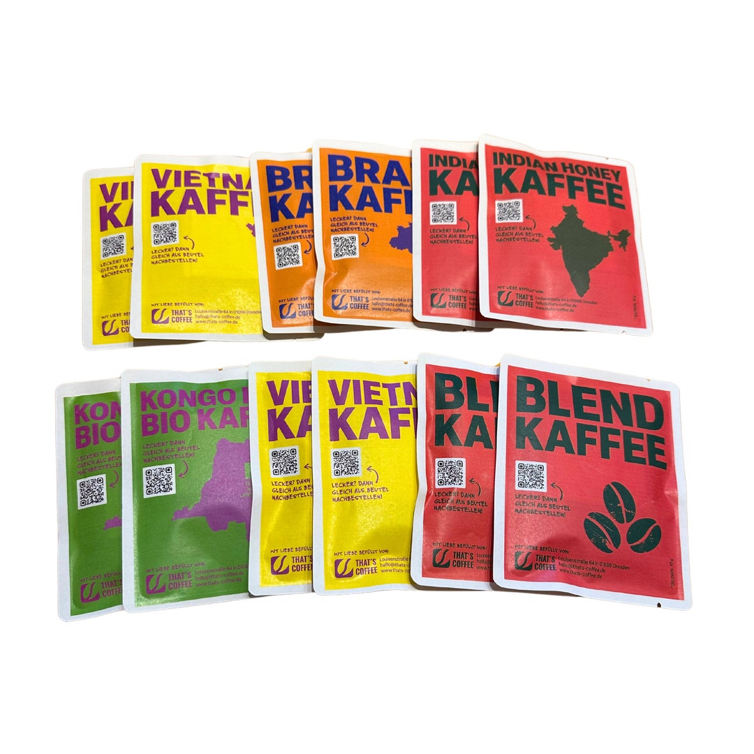 12er Set Coffeebags I Filterkaffee, Dripbags, Kaffee - Etsy.de