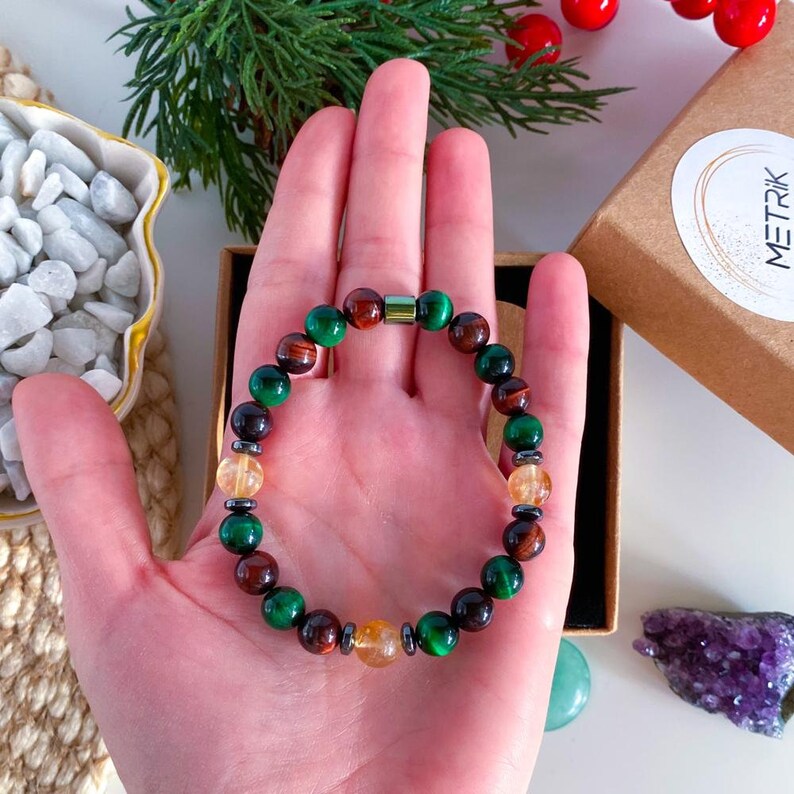 Money and Wealth, Prosperity and Abundance Bracelet, Citrine Bracelet ...