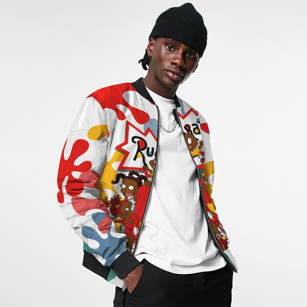 BLM Rugrats Melanin 90s Bab Men's Bomber Jacket