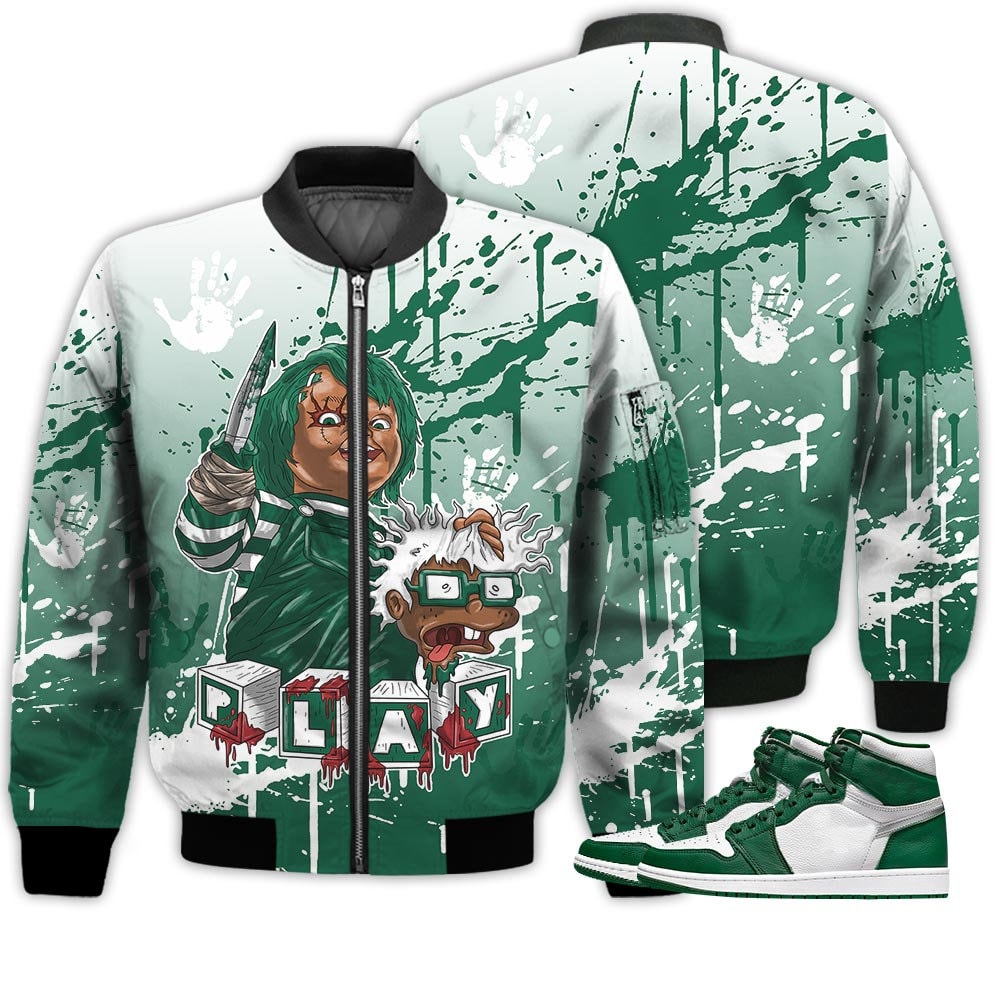 Shirt To Match Jordan 1 Retro High Gorge Green - Chucky Chuckie Kills ...