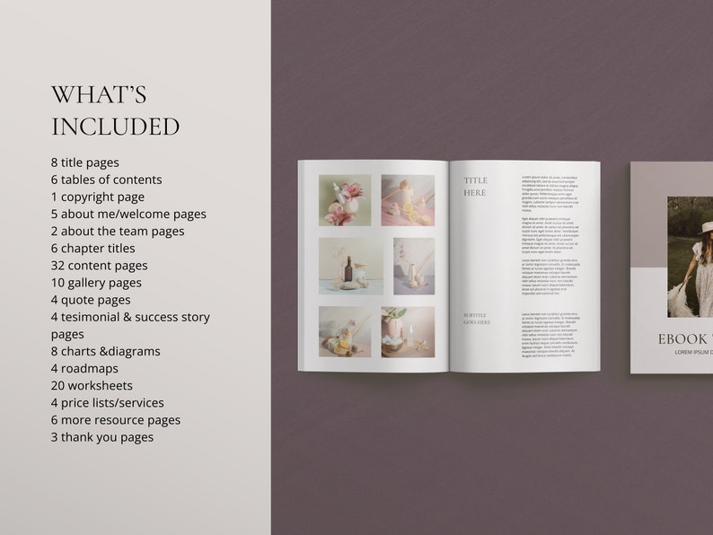 120 Page Ebook Template Canva. Workbook Template. Lead Magnet - Etsy