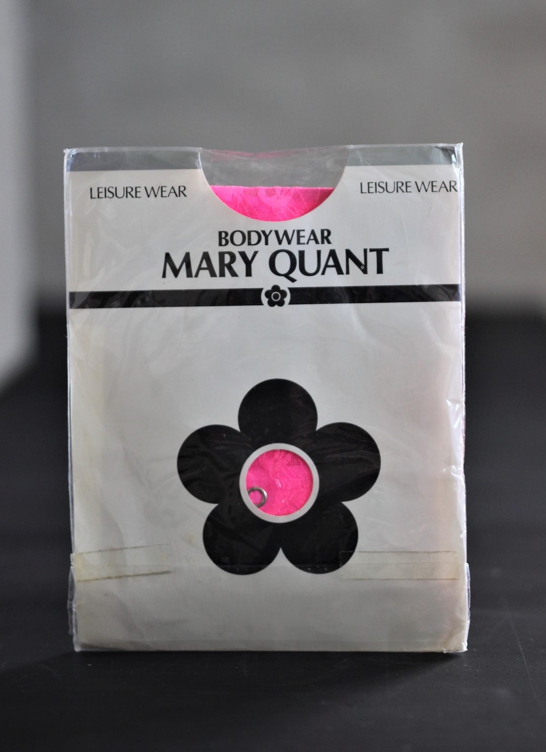1980s Vintage Mary Quant Bright Pink Paisley Lace Bodysuit//deadstock ...
