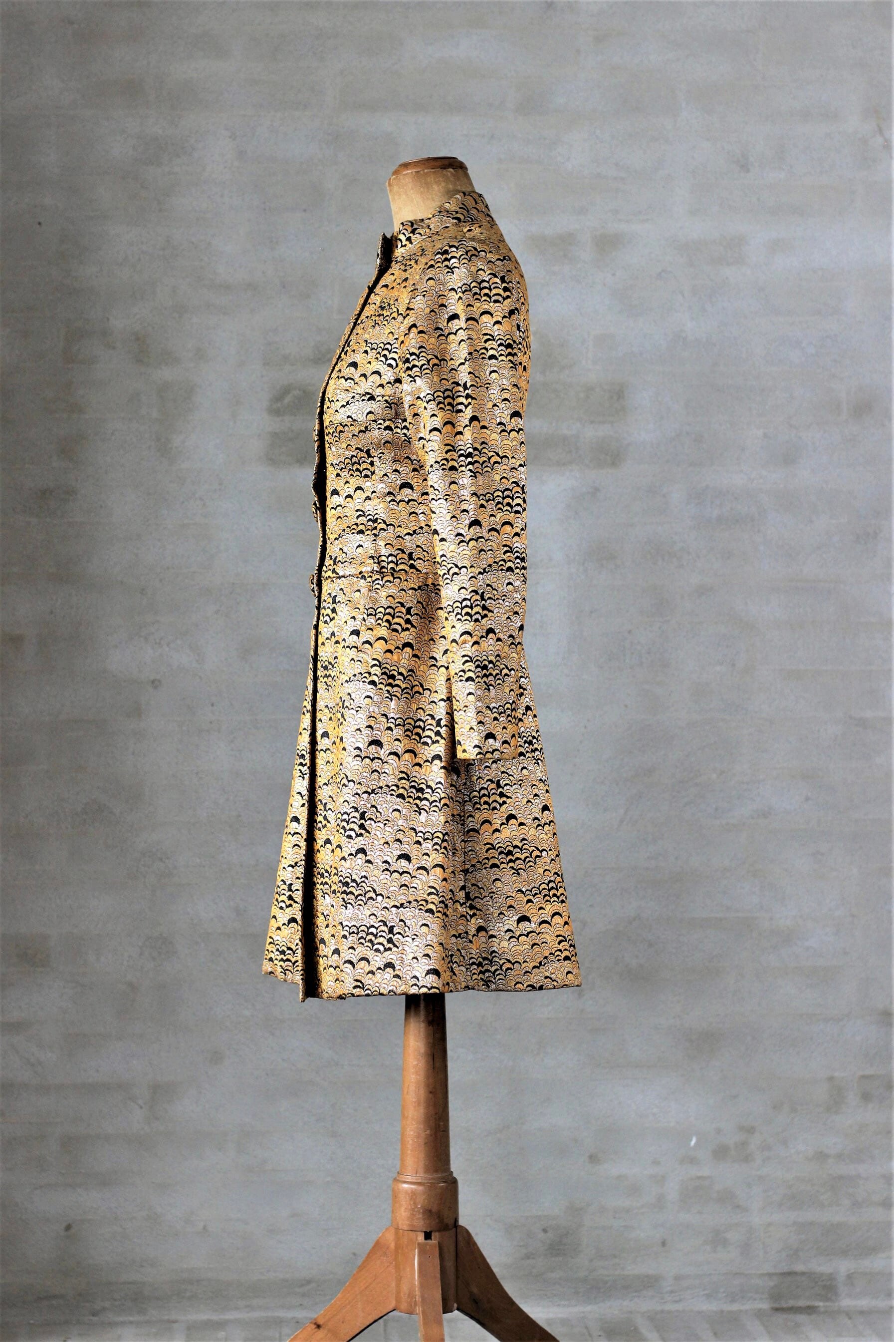 1960s Haute Couture by Santini Carla/paris/tailored Lamè Flared ...