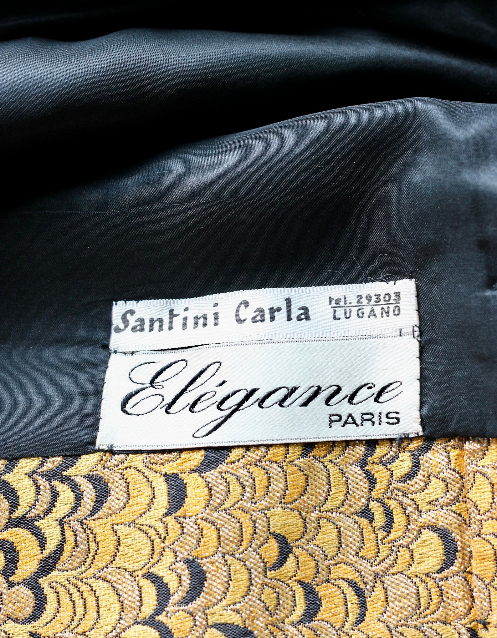 1960s Haute Couture by Santini Carla/paris/tailored Lamè Flared ...