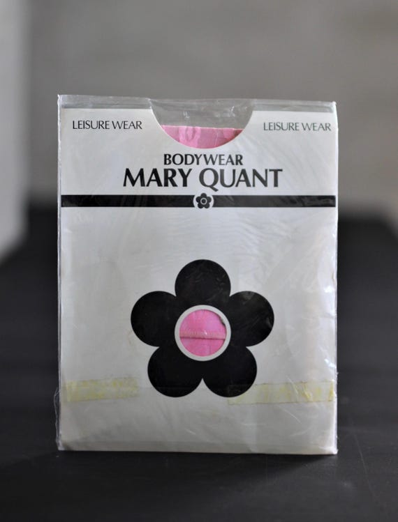 1980s Vintage Mary Quant Pink Paisley Lace Bodysuit//… - Gem
