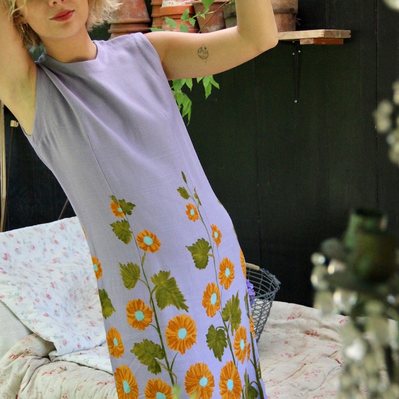 1960s Purple Dress - Etsy