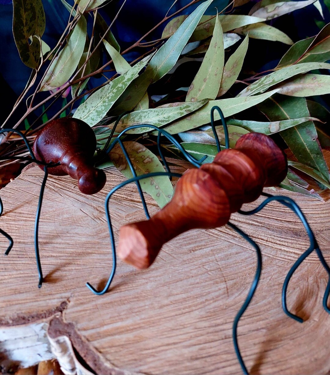 Turned Wood Creepy Crawlies-wooden Bugs - Etsy