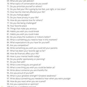 101 JOURNAL PROMPTS - Digital Link, Ready for Download - Etsy