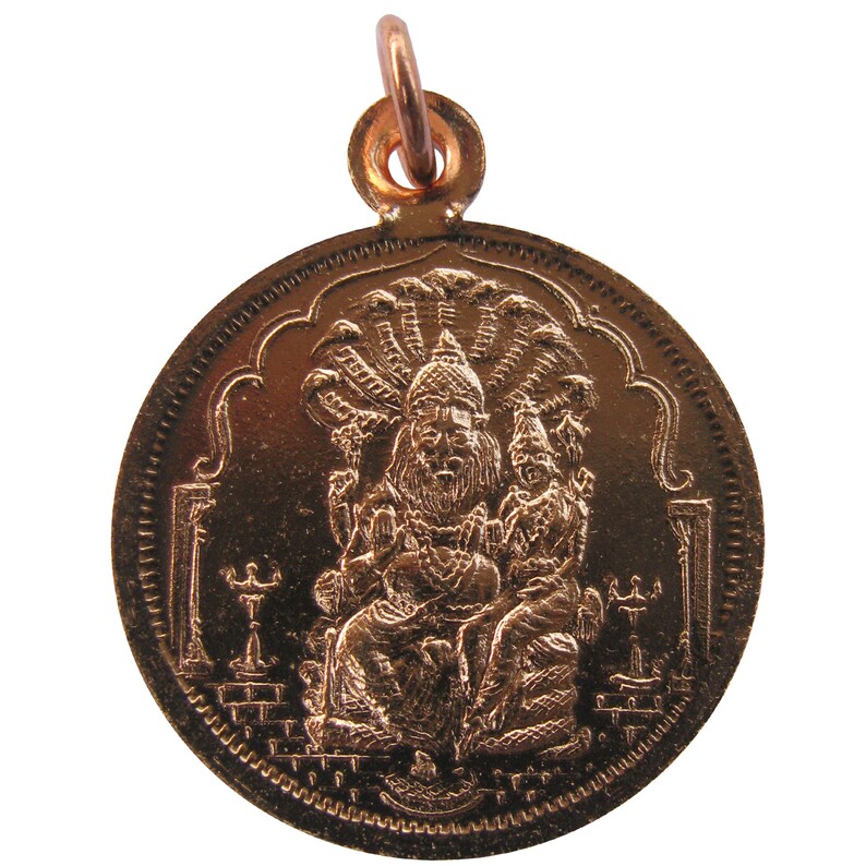 Lakshmi Narasimha Swamy Copper Pendant Laxmi Narasingha Dev Kavach ...