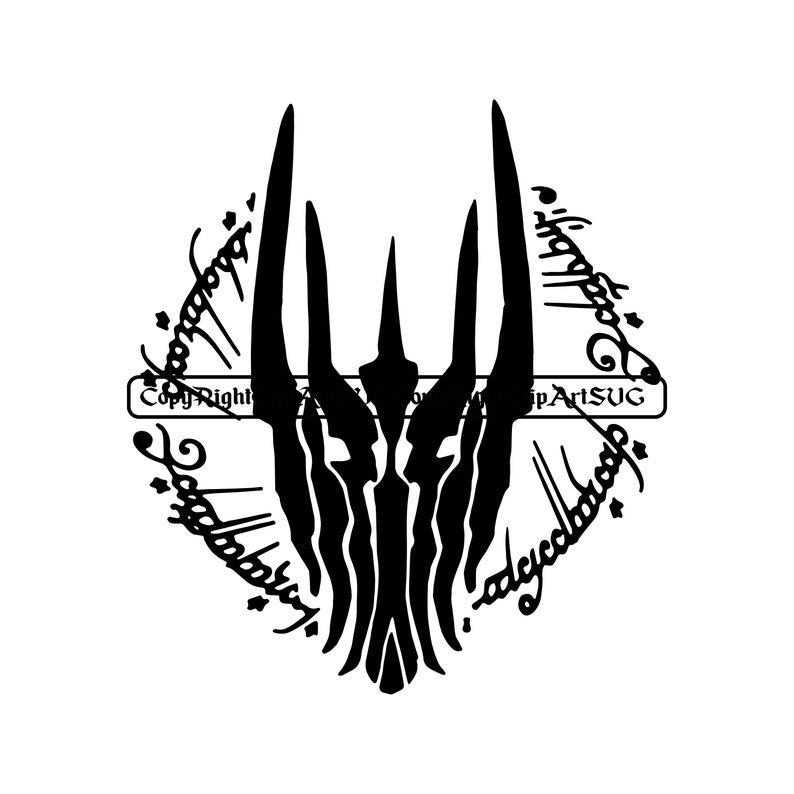 Sauron Angmar Svg Witch-king of Angmar Clipart Middle Earth - Etsy Finland