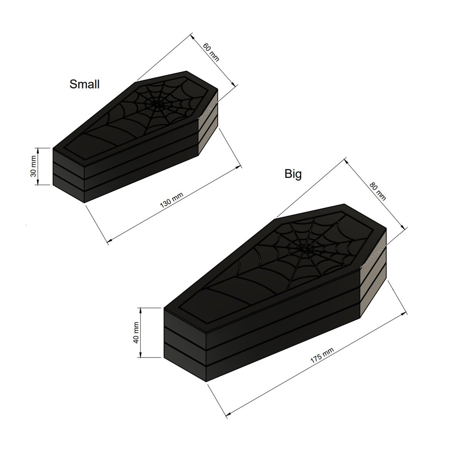 Halloween Coffin Box, Candy Box - Etsy