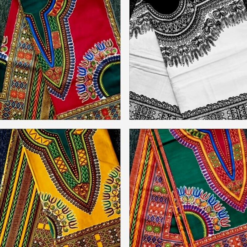 Dashiki Fabric - Etsy