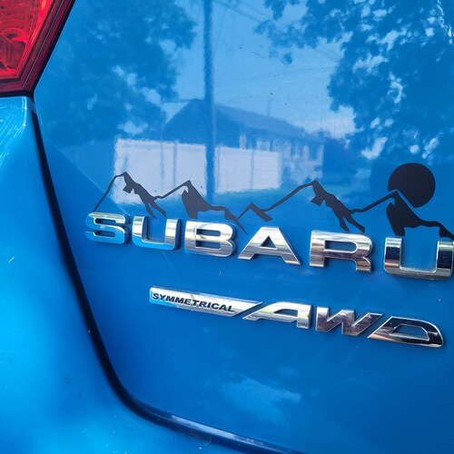 Mountain Badge Decal for Subaru Decal for Crosstrek - Etsy