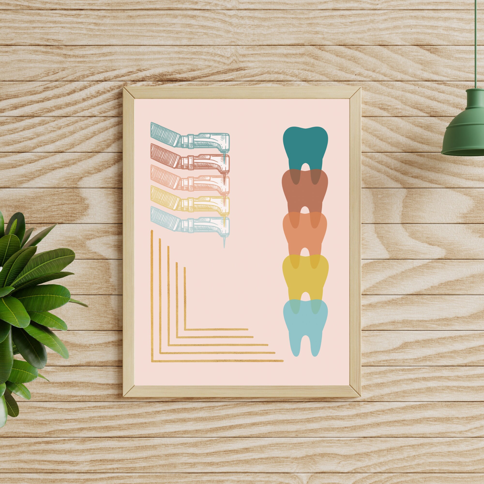 Colorful Dental Art, Boho Dental Designs, Abstract Dental Art ...