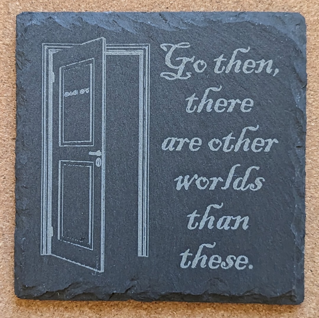 Unfound Door - Go Then, There Are Other Worlds Than These. - Etsy