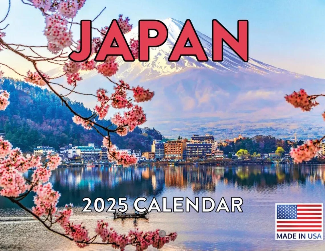 Japan Ukiyo-e Art Calendar 2025 Monthly Calendar Japanese Woodblock Art ...