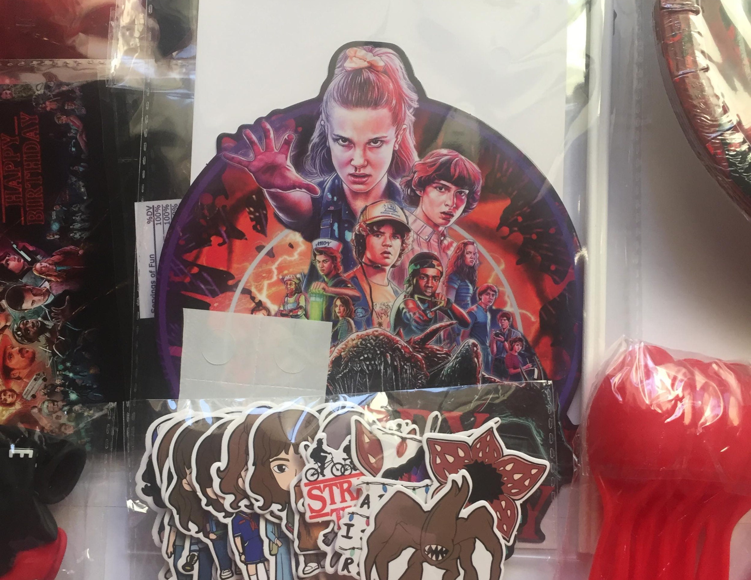 Stranger Things Birthday Party Decorations Complete Set of Stranger ...