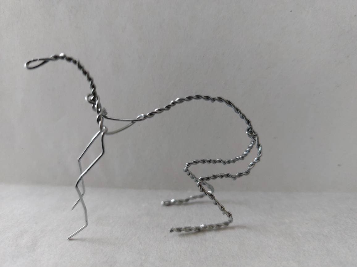 Animal Wire Armature / Needle / Felt / Mouse / Badger / Hare / Fox ...