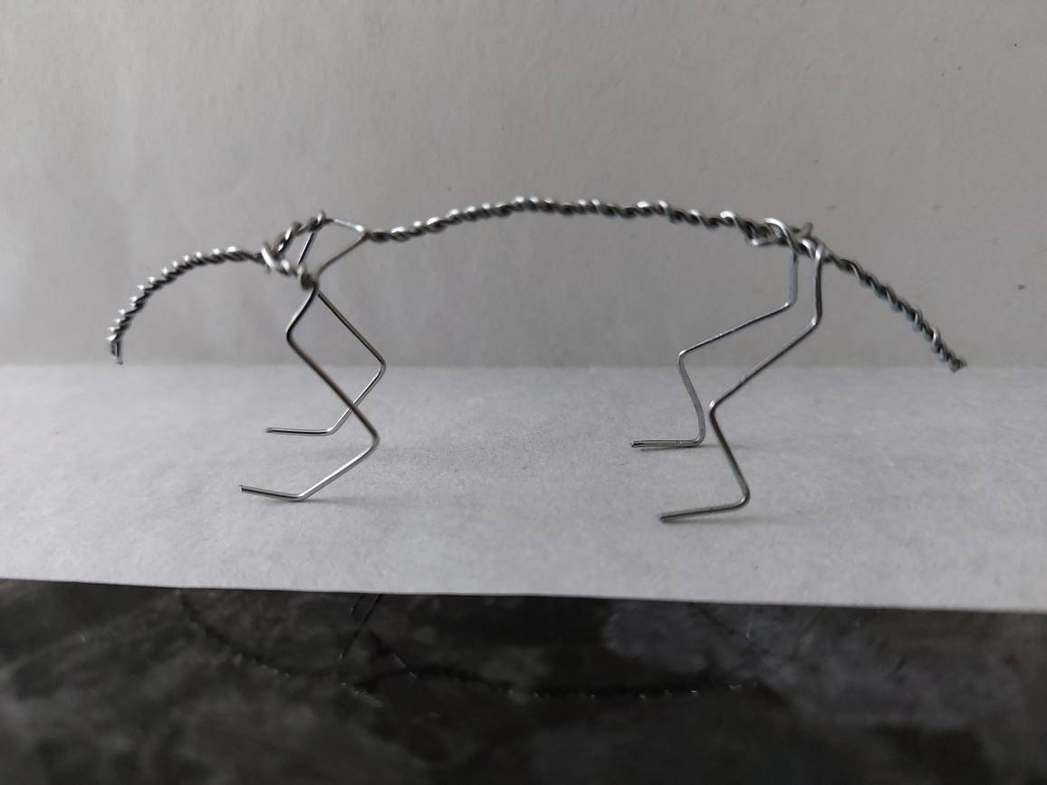 Animal Wire Armature / Needle / Felt / Mouse / Badger / Hare / Fox ...