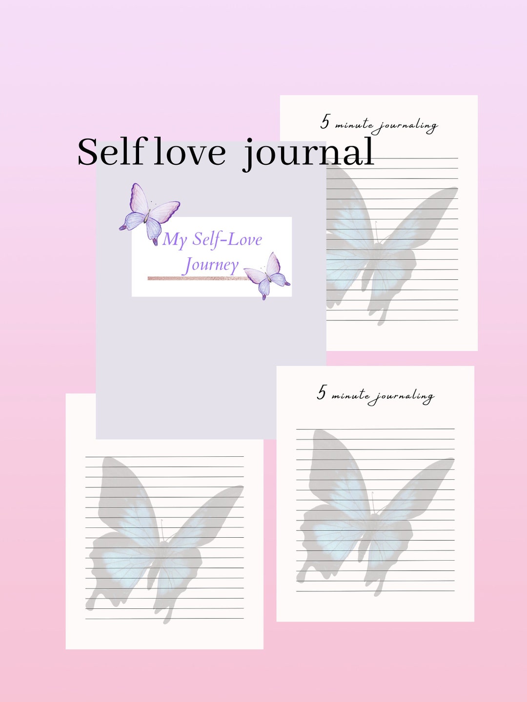 5 Minute Journal Printable - Etsy
