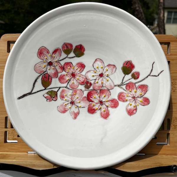 Cherry Blossom Porcelain Plates - Etsy
