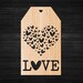 Valentine’s Gift Tag Laser Cut Bundle , Gift Tags SVG, Love Svg ...