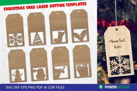 Christmas Stocking Tags SVG , Gift Tag SVG , Name Tags SVG ...