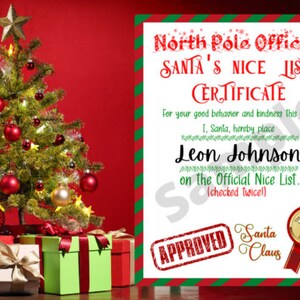 Printable Editable Santa Letter , Santa Letter Bundle Set for Kids ...