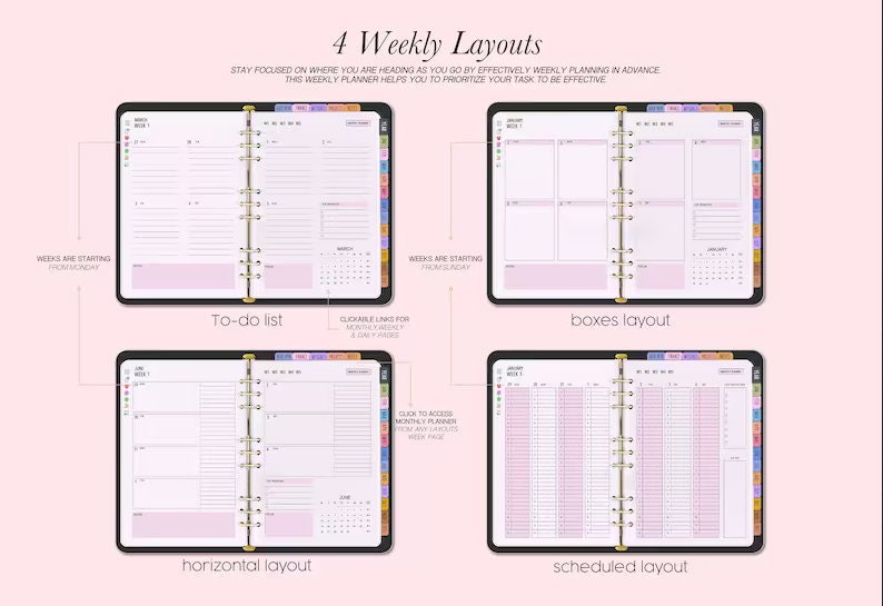 Digital Planner Goodnotes Planner Ipad Planner Notability - Etsy