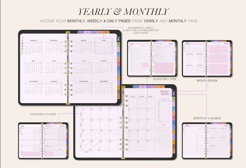 Digital Planner, Goodnotes Planner, iPad Planner, Notability Planner ...