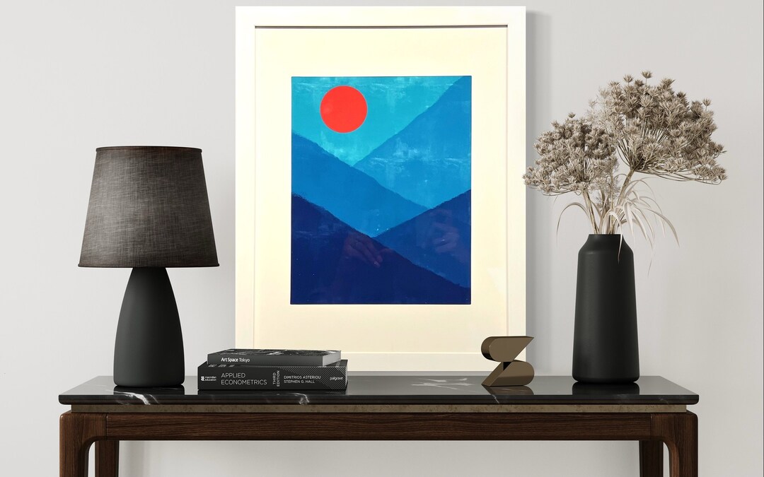 RED MOON Art Print - Etsy