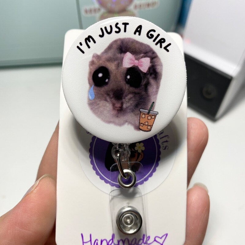 Sad Hamster With a Bow - Etsy