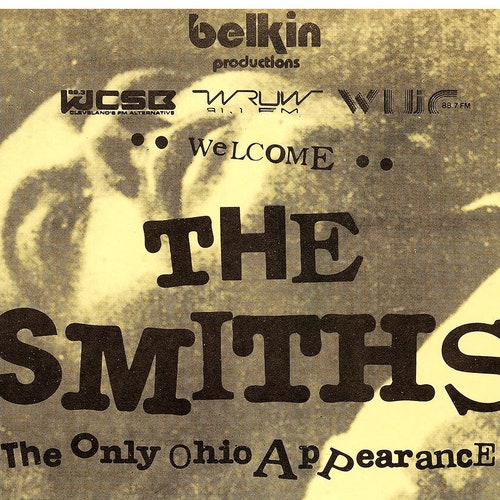 The Smiths 1986 Concert Poster Print Redplanetgraphics - Etsy