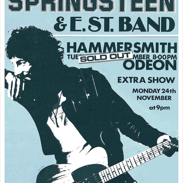 Rock Concert Posters - Etsy