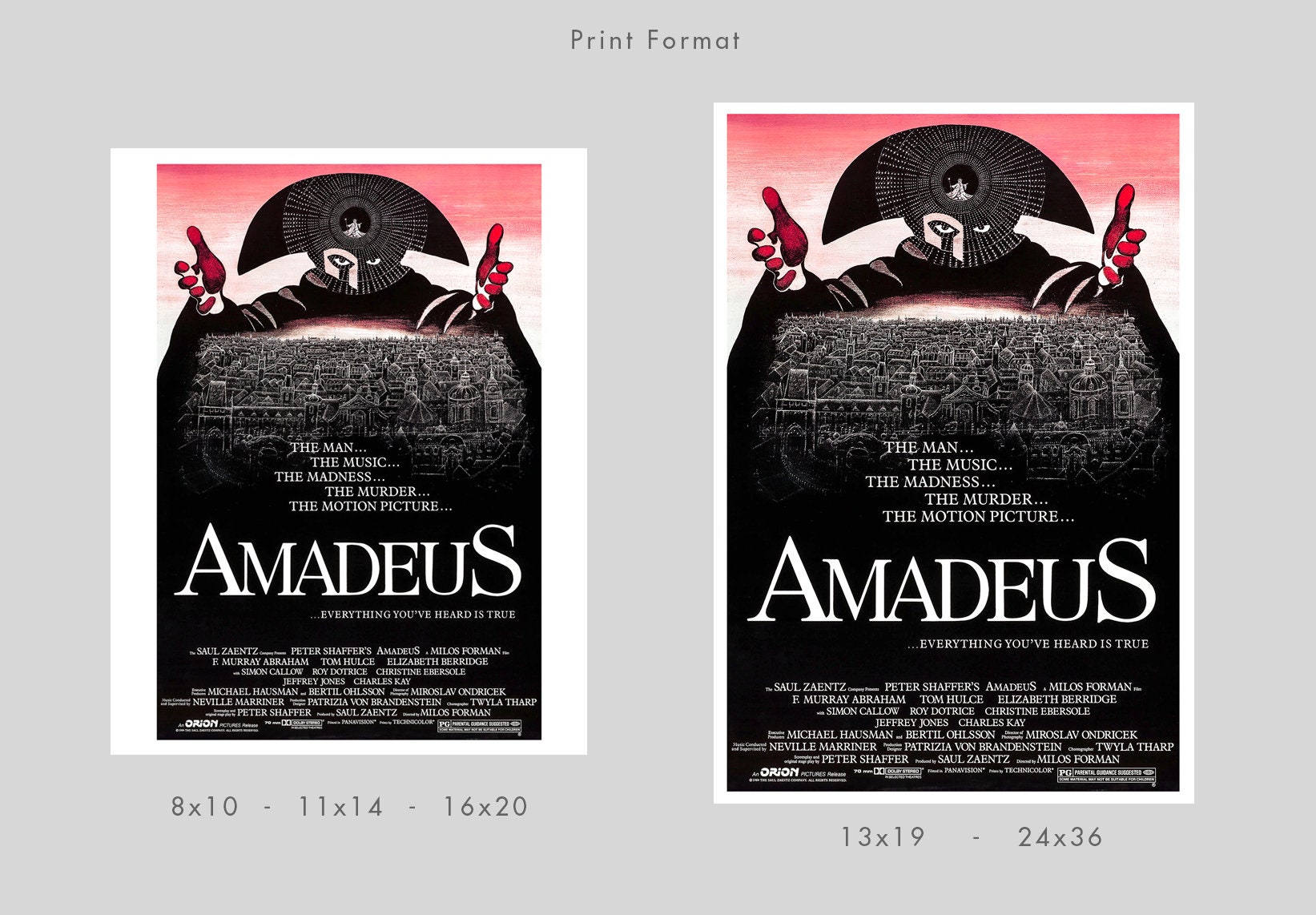 Amadeus Movie Poster