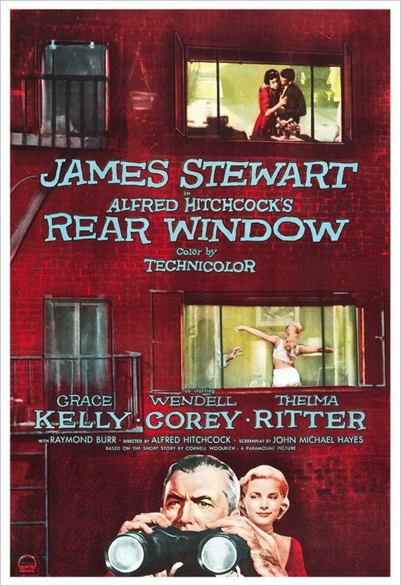 Rear Window Movie Poster Rear Window Reworked Movie Poster