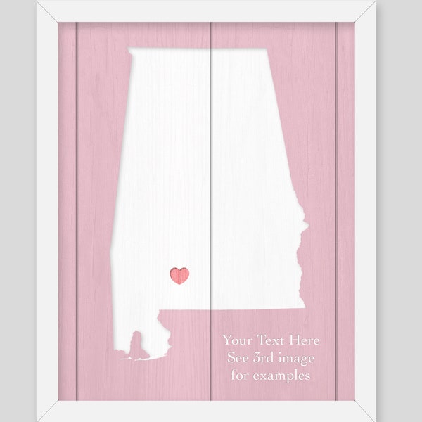 Alabama Wood Sign - Etsy