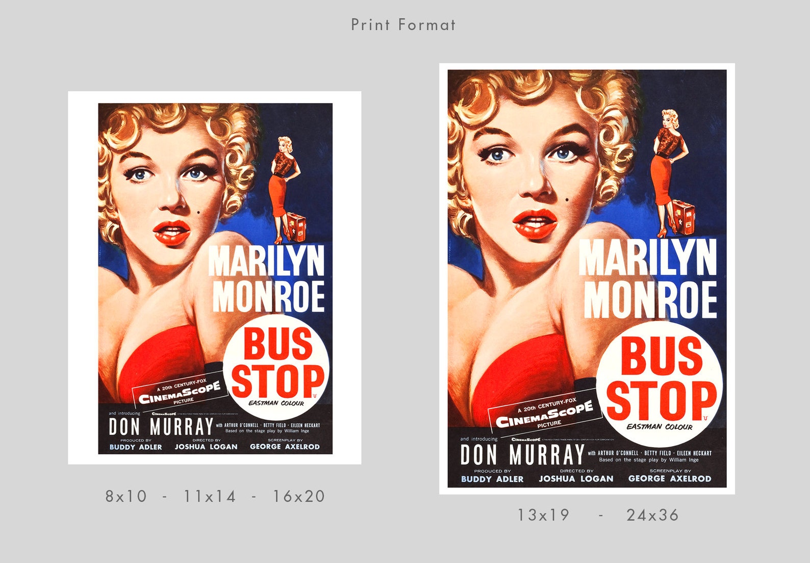 Marilyn Monroe Bus Stop Movie Poster Print - Etsy