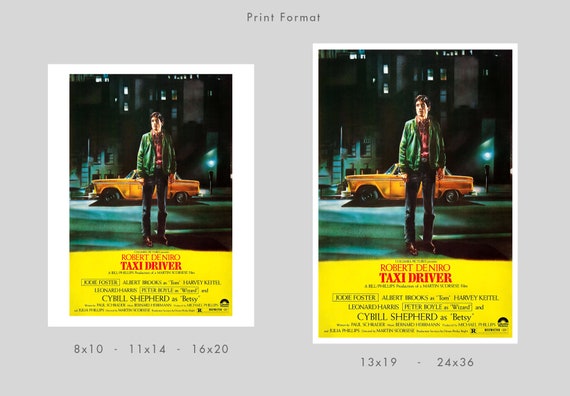 Robert De Niro Taxi Driver Poster Taxi Driver Movie Poster' Poster,
