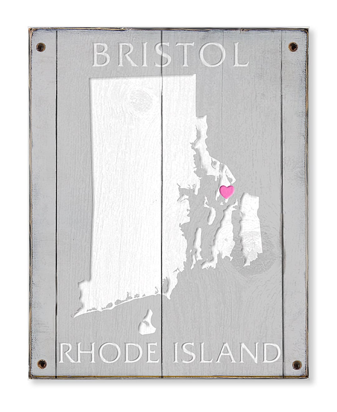 Rhode Island Home Decor Rustic State Sign Customizable Personalized ...