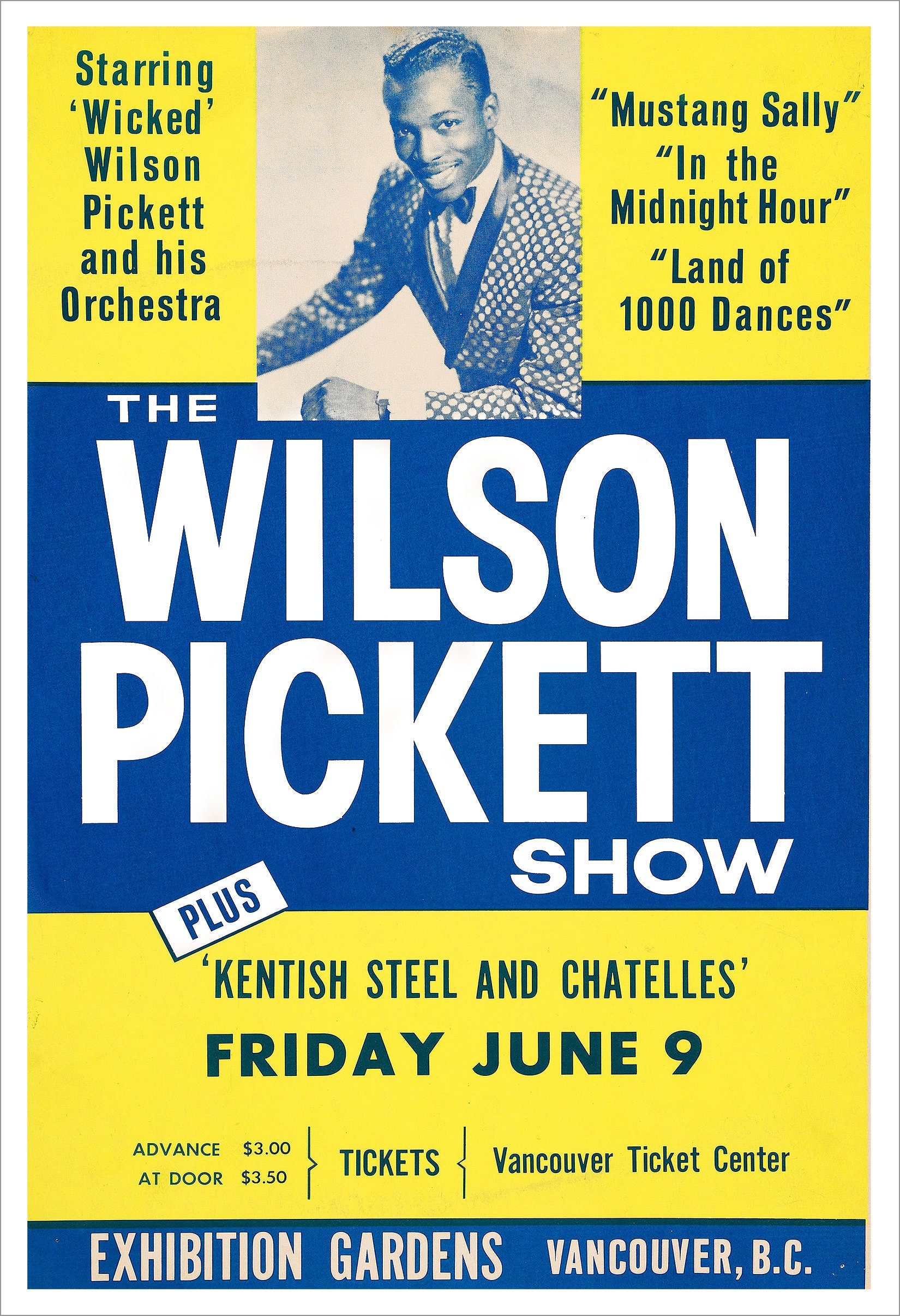 Wilson Pickett - Concert Poster Print - Redplanetgraphics - Etsy